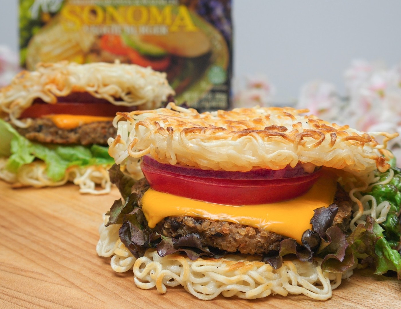 Amy's Kitchen - The Ramen Bun Veggie Burger