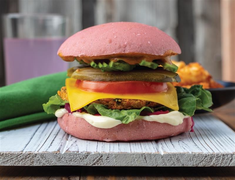 Amy's Kitchen - Beet and Spirulina Burger Buns