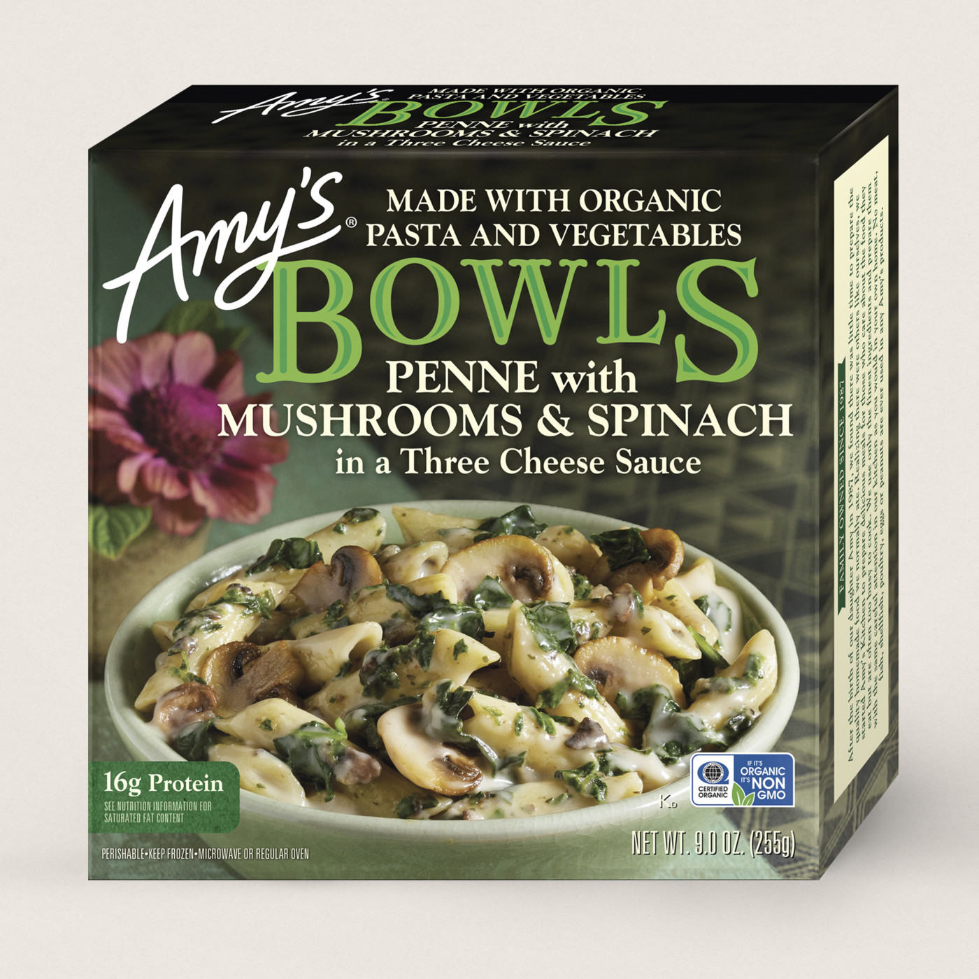 Amy's Kitchen - Mushroom & Spinach Penne Bowl