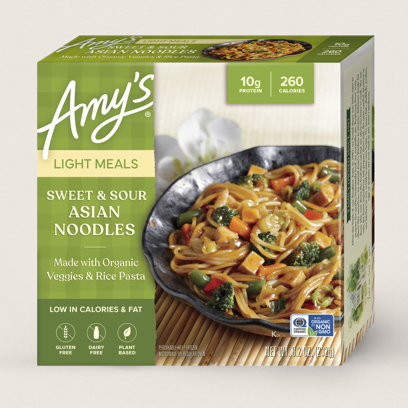 Amy's Kitchen - Sweet & Sour Asian Noodles - Light Meals