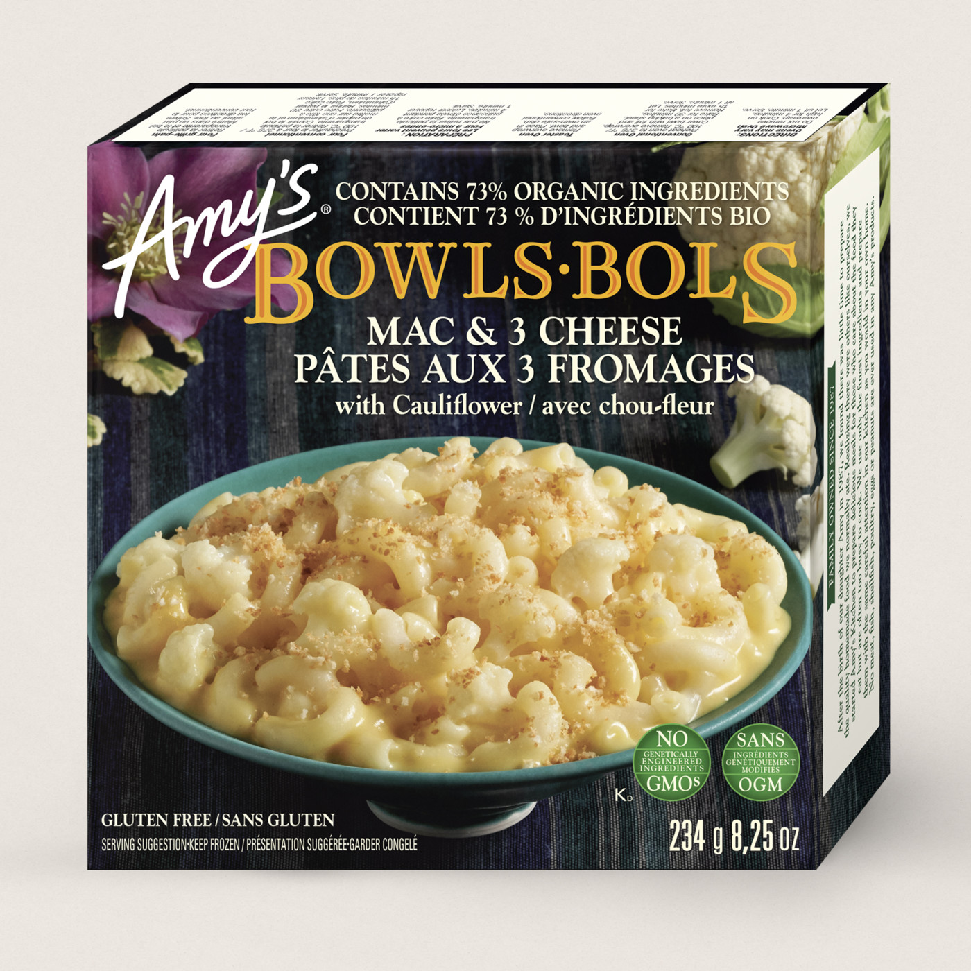 Amy's Kitchen - Mac & 3 Cheese with Cauliflower Bowl