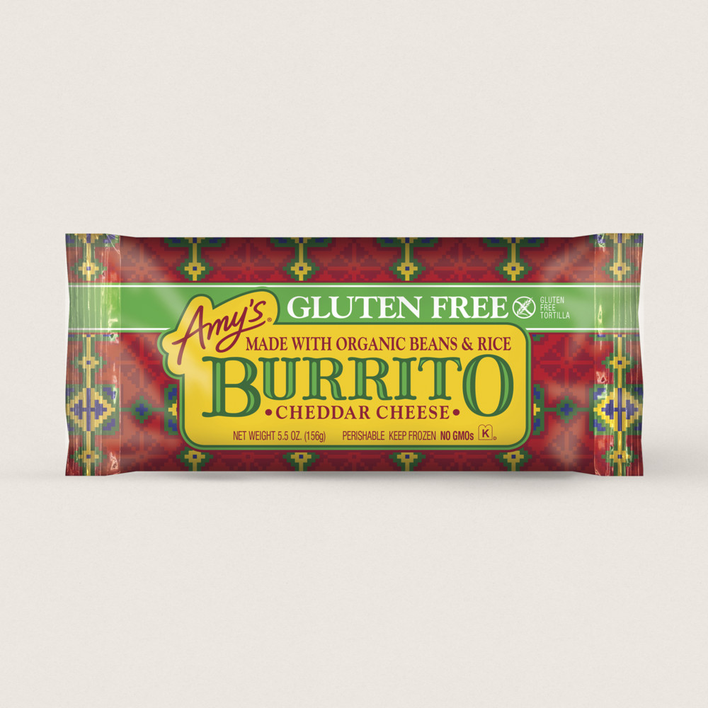 Amy's Kitchen - Amy's Gluten Free Cheddar Burrito