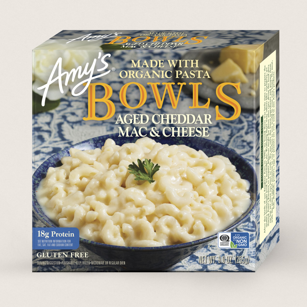 Amy's Kitchen - Aged Cheddar Mac & Cheese Bowl