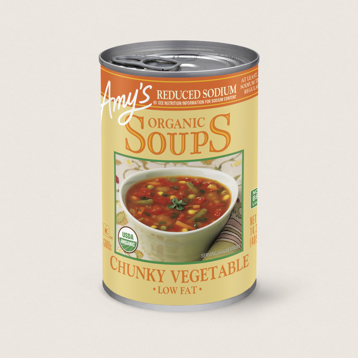 Amy's Kitchen - Organic Chunky Vegetable Soup - Reduced Sodium